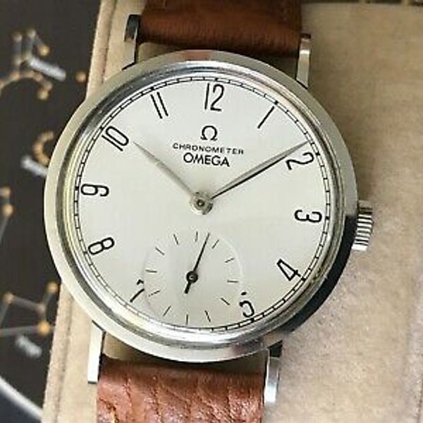 Quite rare 1945 Omega manual wind 30T2RG Chronometer men's watch, Ref ...