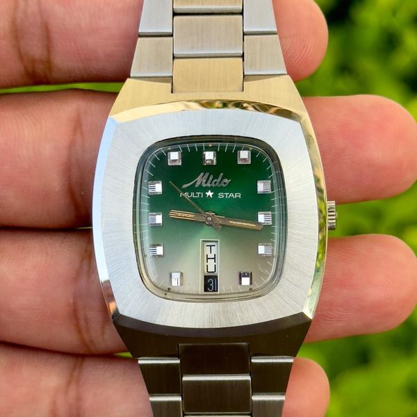 VINTAGE MIDO MULTI STAR â ¨ AUTOMATIC DAY/DATE ð MENS 25 JEWELS MEN ...