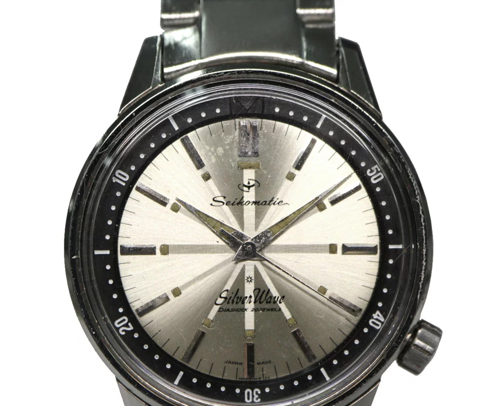 SEIKO Seikomatic Silver Wave J12082 Automatic 20J Silver SD Dial 1962 ...