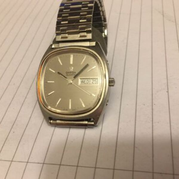 OMEGA VINTAGE QUARTZ-STAINLESS STEEL-REF 196.0066-FOR SPARES OR REPAIR ...