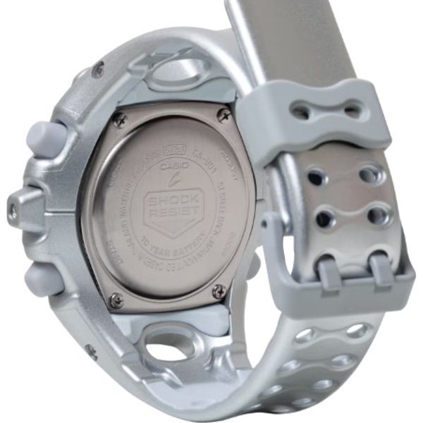NEW Boxed Casio G-Shock Metallic Silver Resin GAV01A-8A Analog-Digital ...
