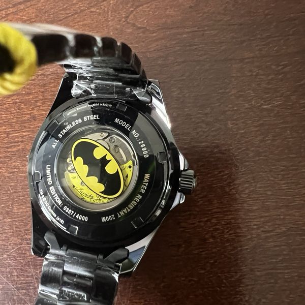 RARE Invicta DC Comics Batman 47MM Model#26900 Limited Edition Black ...