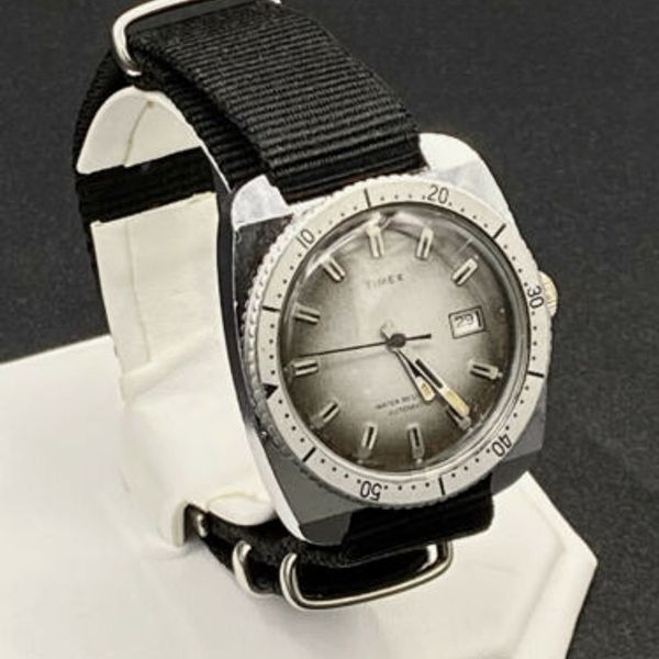 Running! 1976 Timex Viscount 47671 03276 NATO Strap Auto. Vintage Men’s ...