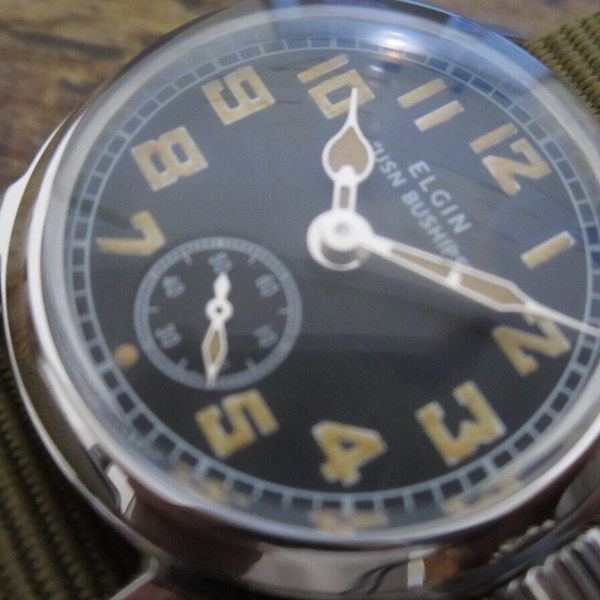 WW2 ELGIN USN BUSHIPS SUB SECOND WITH NEW MILITARY CASE ! | WatchCharts ...