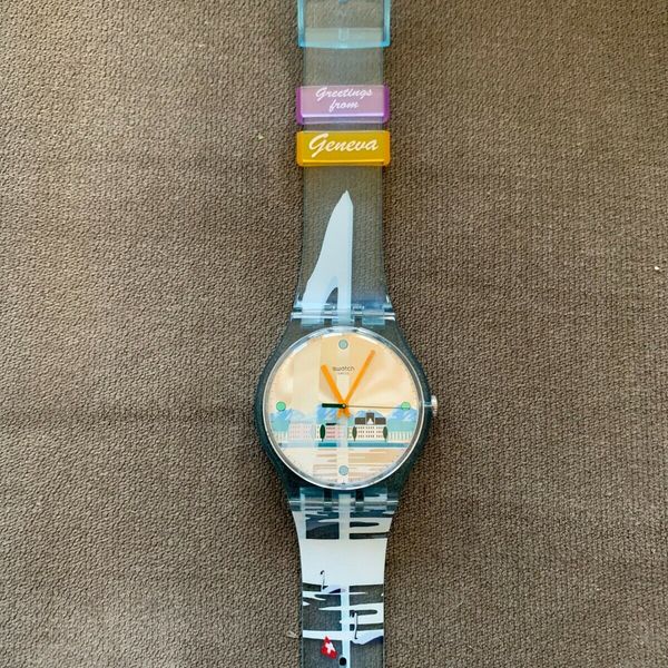 NEW SWATCH GREETINGS FROM GENEVA DESTINATION WATCH “BOUT DU LAC ...