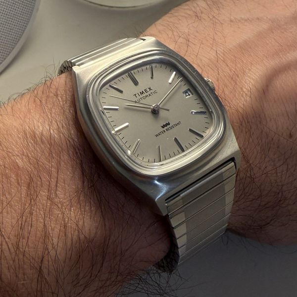 Timex Men's 1983 E-Line Reissue Automatic 34mm Watch | TW2W70800 ...
