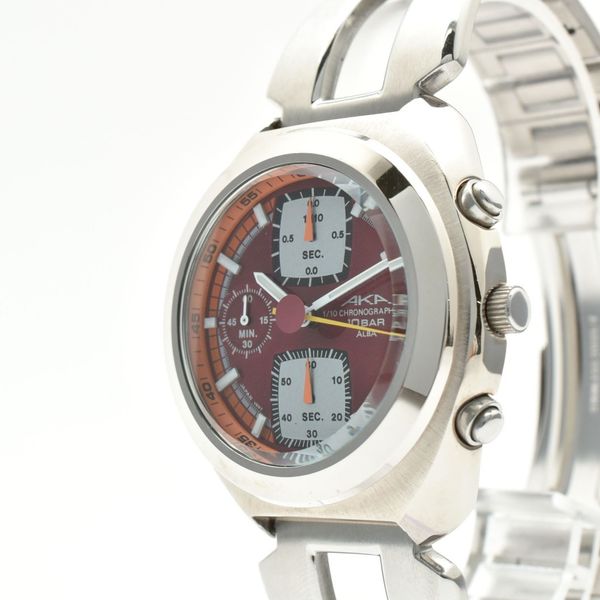 [Near Mint] Seiko ALBA AKA V657-6030 New Battery Quartz Chronograph ...