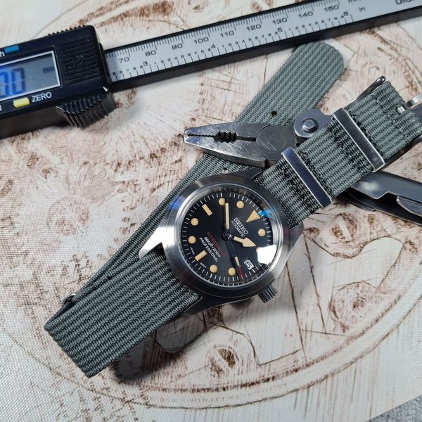 39mm Military style field seiko NH35 automatic mens watch Self ...