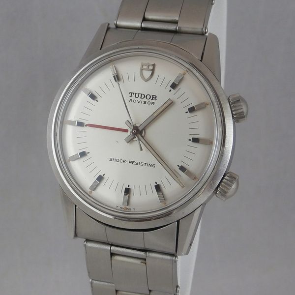 FS: Rare Vintage 1970's Tudor 10050 Advisor Alarm Watch on Rolex Rivet ...