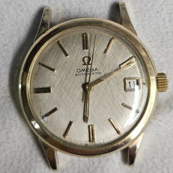 Vintage 1965 Omega Cal. 560 24j 10K GF Bezel And SS Screwback Men's ...