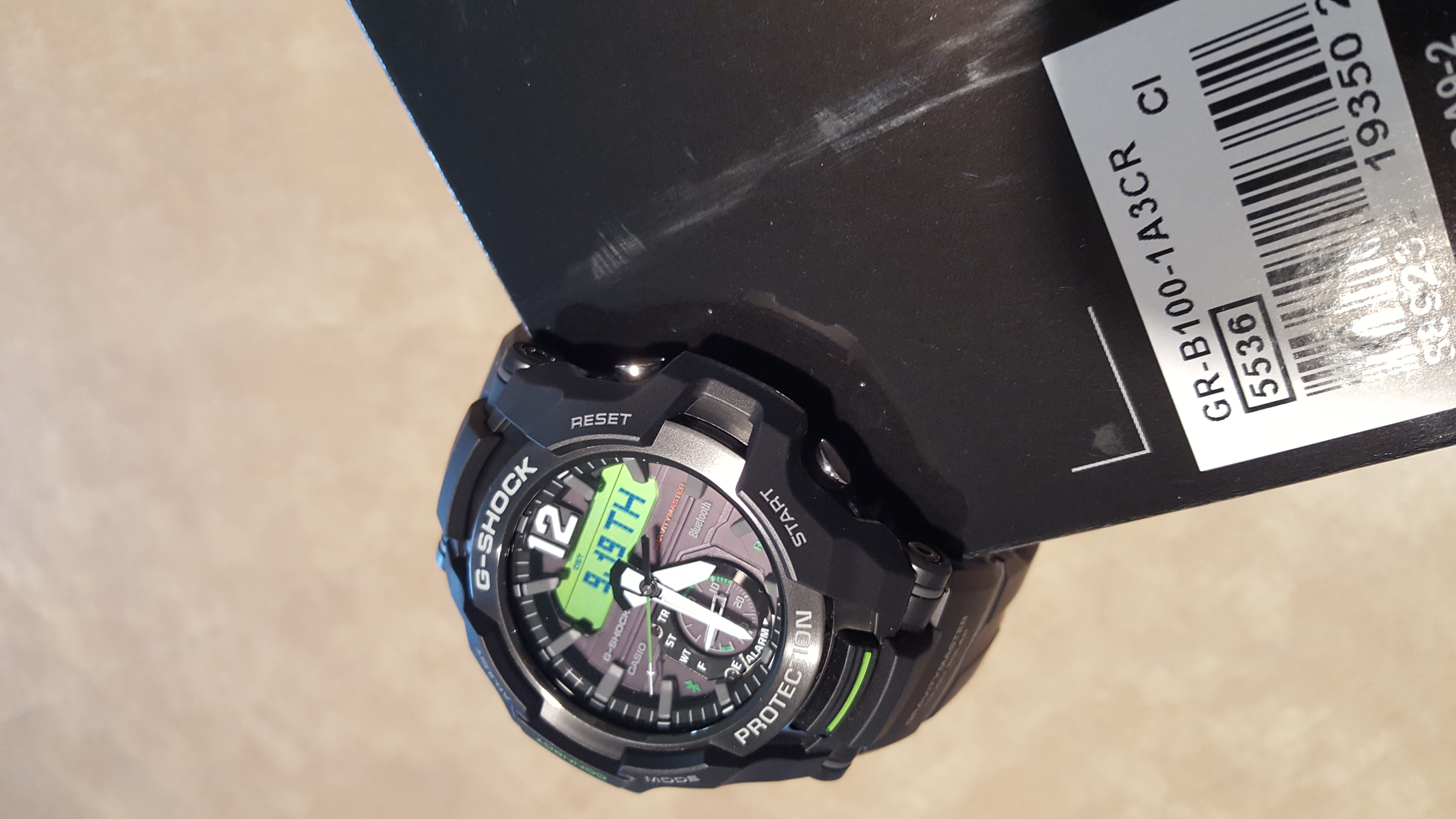 G-Shock GRAVITYMASTER GRB100-1A3 - Solar ( BLUETOOTH ) Casio GREEN ...