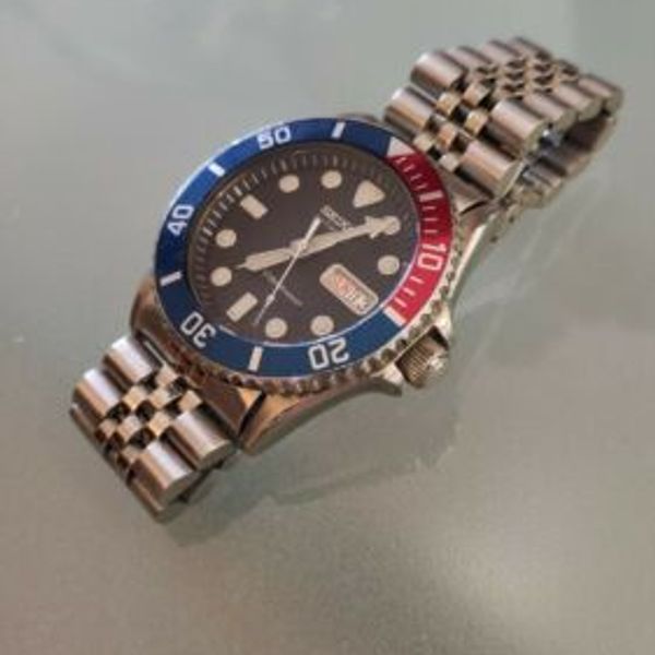 Seiko Diver skx033 automatic pepsi | WatchCharts Marketplace