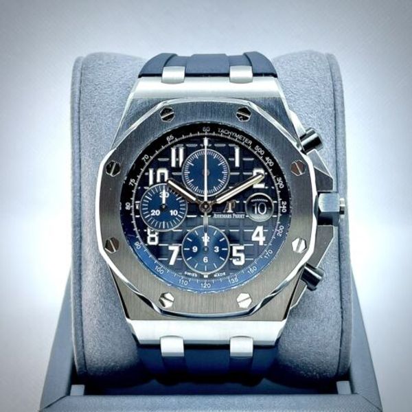 Audemars Piguet AP Royal Oak Offshore 42 Batman Black/Blue-BOX, BOOKS ...