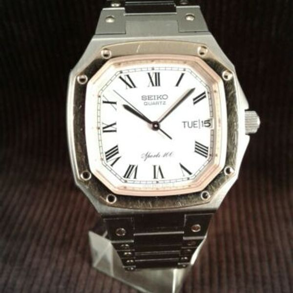 Vintage SEIKO QUARTZ SQ 100 6423-5030 7 Jewel Watcch | WatchCharts ...