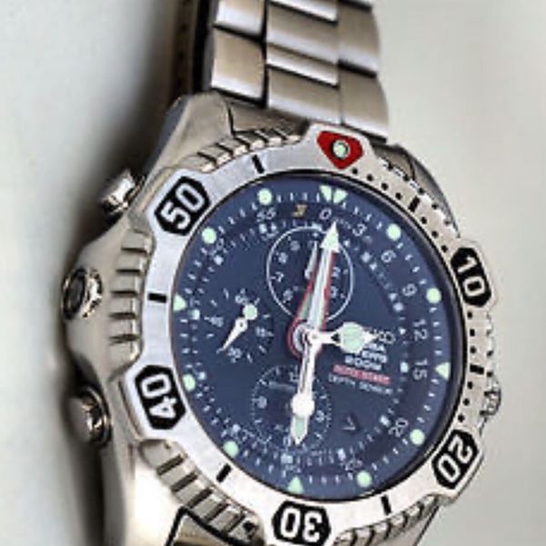 Rare Seiko Scuba SLD005P Auto Start depth sensor 200M scuba 7K52-6A19 ...