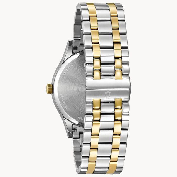 Bulova Men's Classic Quartz Calendar Slim Movement Silver Watch 40 MM ...