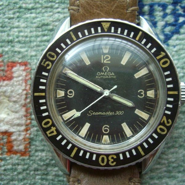 RARE VINTAGE OMEGA SEAMASTER 300 DIVERS WATCH CAL.550 165.024,1960s ...