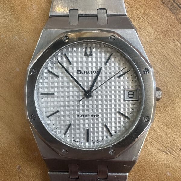 Rare Vintage 1979 Bulova Royal Oak Automatic Watch Ref. 12055 4420101 ...