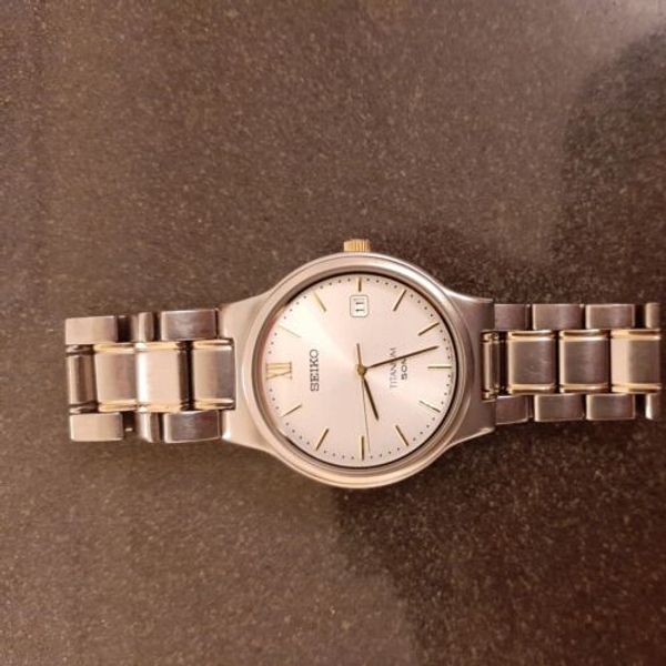 Seiko Titanium Quartz watch Mens | WatchCharts Marketplace