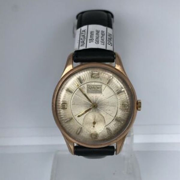 Rado De Luxe Man’s Watch Vintage Swiss Made 17 Jewels Plaque G10 ...