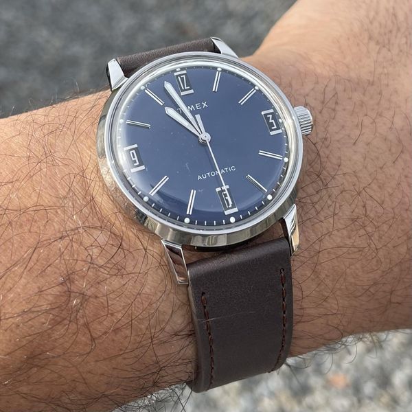 [WTS] Timex Marlin 40mm Blue Dial | WatchCharts Marketplace