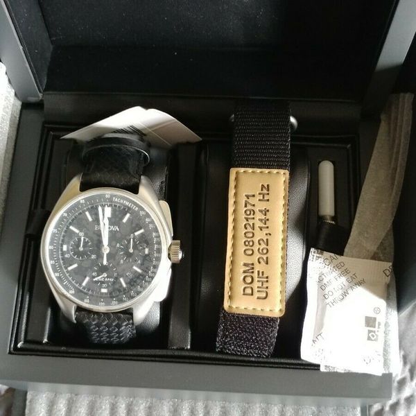 Bulova Men's Lunar Pilot Chronograph Watch 96B251 Preowned | WatchCharts