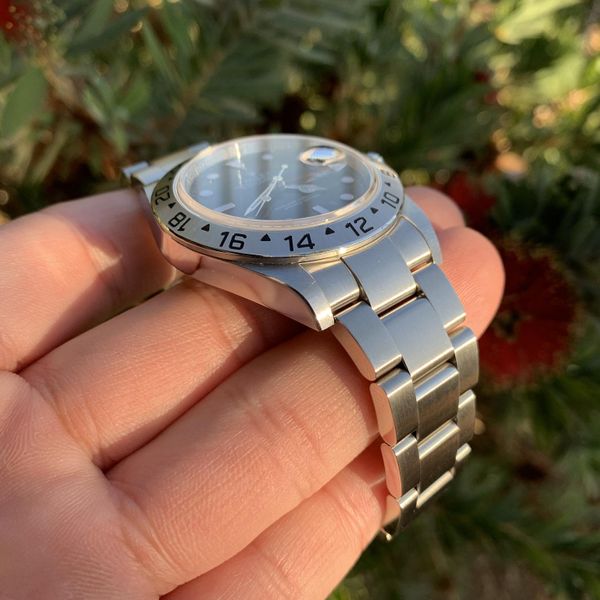 FS: (LNIB) Rolex Explorer II 16570 Black Rehaut 3186 - Full kit - NEAR ...