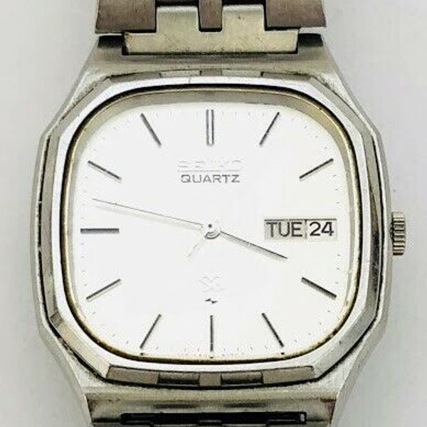 Vintage SEIKO 6923-5020 Japan made Art Deco Men's Wristwatch - Runs ...