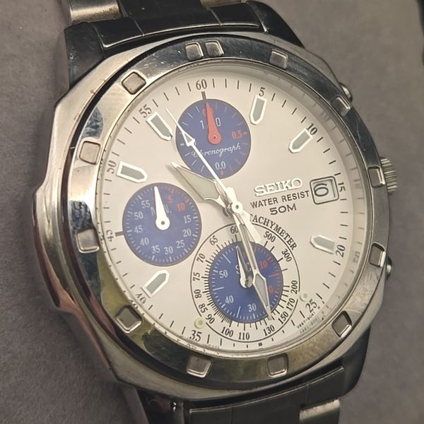 Seiko Chronograph V657-9010 Quartz Mens Watch Japan | WatchCharts ...