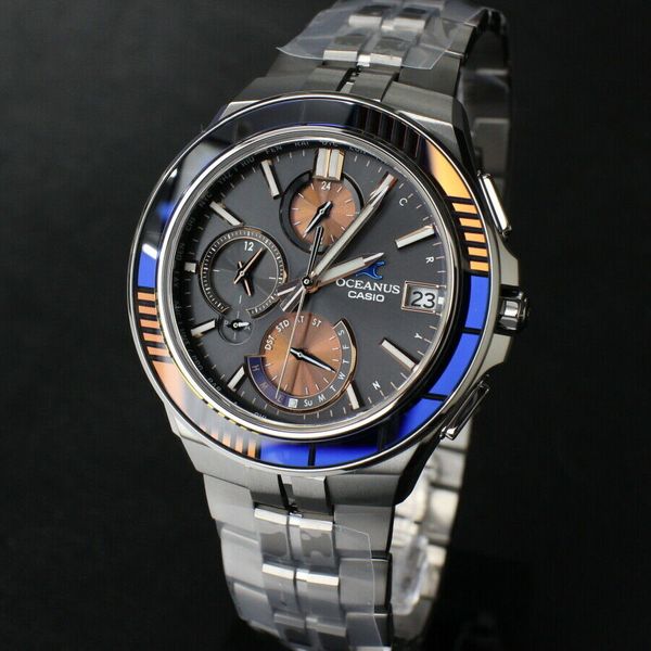 Casio OCEANUS Manta New OCW-S5000D-1AJF Bluetooth Free ship from JP ...