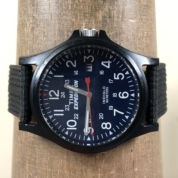Timex Expedition Men Field Indiglo Nylon Strap Quartz Analog 40mm Watch ...