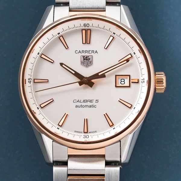 Tag Heuer Carrera Rose Gold Steel Men S Watch Watchcharts Marketplace
