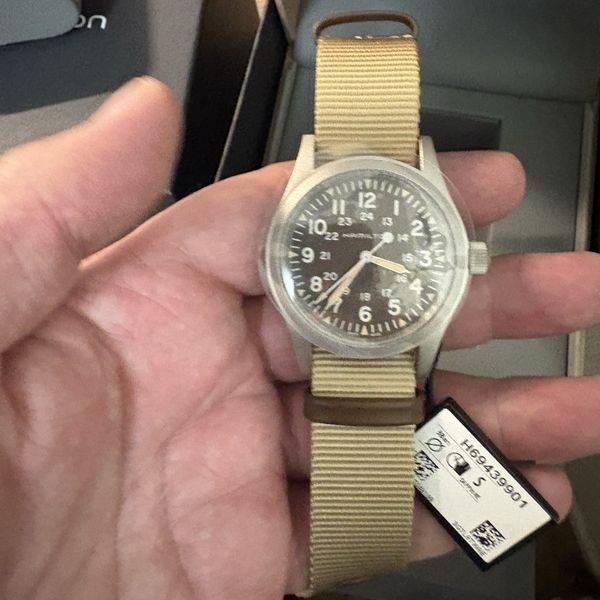 Hamilton H69439901 Khaki Field Mechanical 38mm Watch (unworn ...