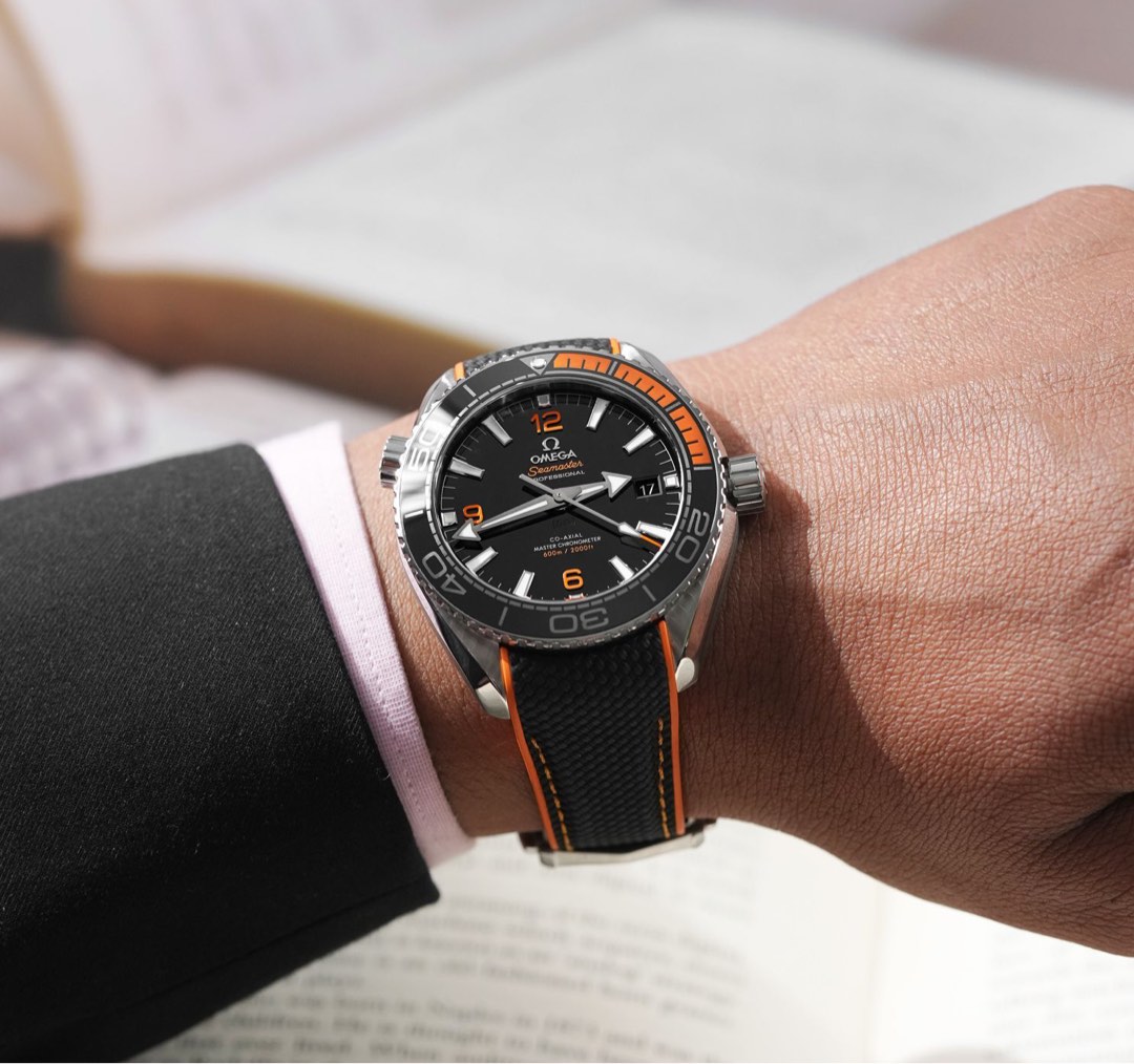 LOWEST!! 5 Years Warranty Omega Seamaster Planet Ocean 600m Black Dial ...