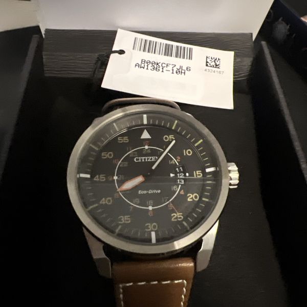 Citizen Men's Eco-Drive Avion Pilot Watch AW1361-10H EUC | WatchCharts ...
