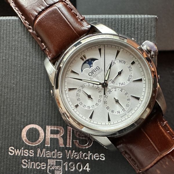 **SOLD** WTS** Oris Artelier Moonphase Triple Date 7546 $725.00 ...