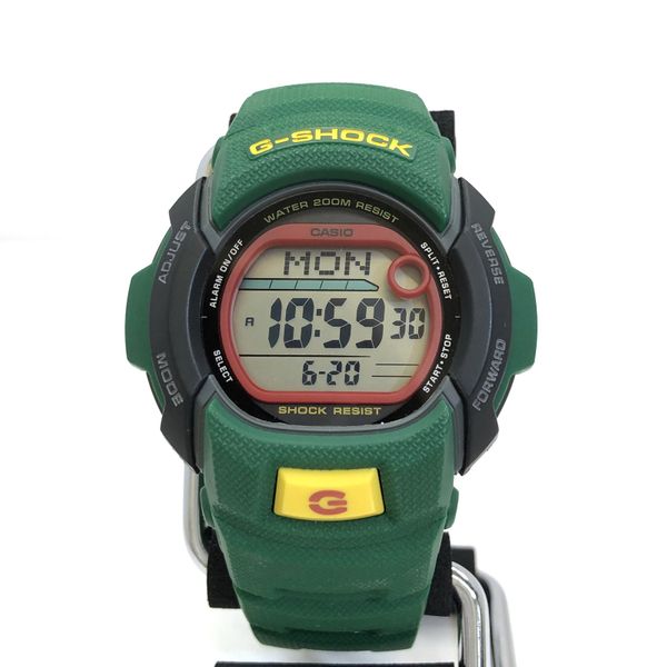 G-SHOCK G-SHOCK CASIO Casio watch G-7600R raster color reggae green ...