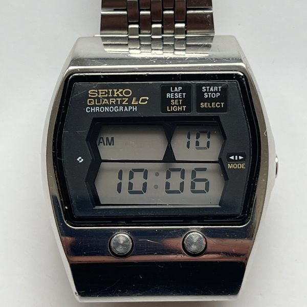 Seiko 0634-5000 LC Chronograph Digital Watch Vintage | WatchCharts ...