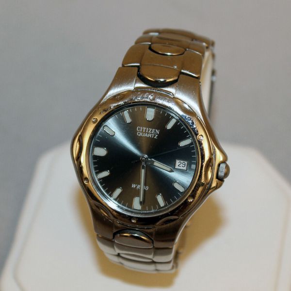 MINT Mens Citizen 1112-S68113 Quartz Date Watch - Brand New Battery ...