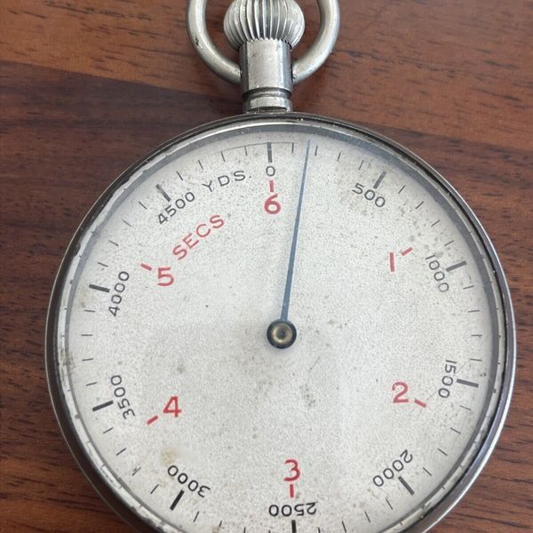 Waltham USA Ww2 Torpedo Timer Stop Watch With Cardboard Dial Rare Needs ...