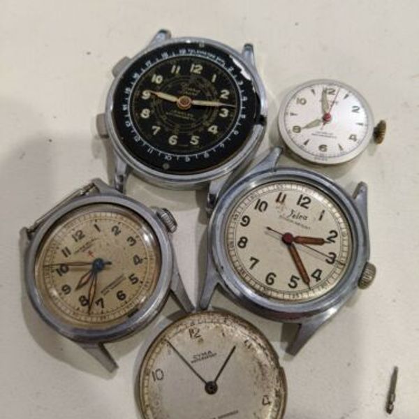 Vintage Military Imperial, Cyma, Felca, Banner, Cara watches and movements 5 pcs | WatchCharts ...