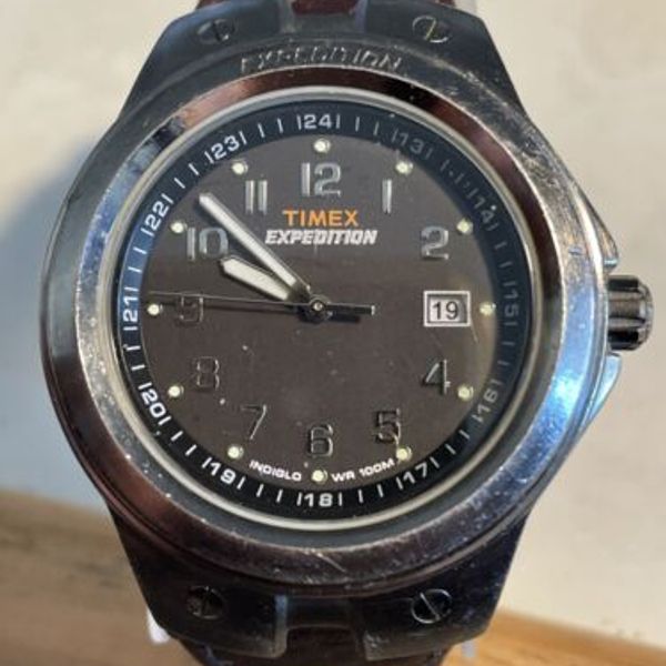 Timex Expedition Indiglo WR 100M Mens Watch 905 V6 Date | WatchCharts Marketplace