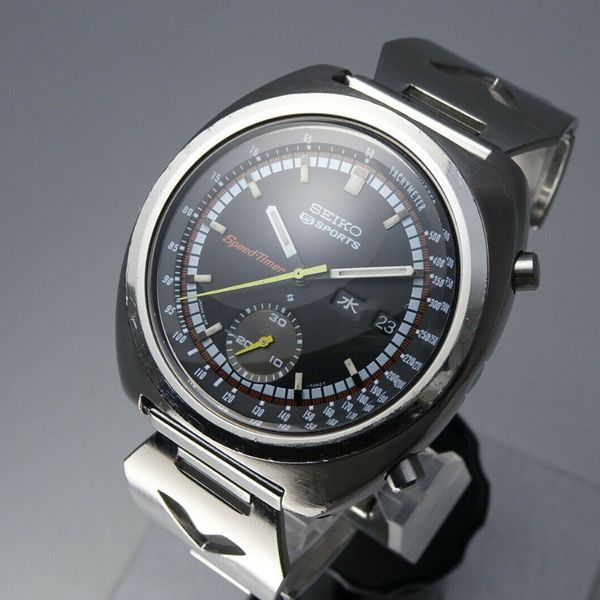 Vintage 1972 JAPAN SEIKO 5 SPORTS SPEED-TIMER 6139-7012 21Jewels ...