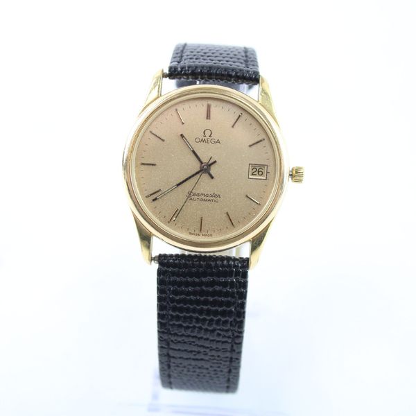 Omega Seamaster Gold Tone Watch Ref. 166.0281 Automatic Working ...