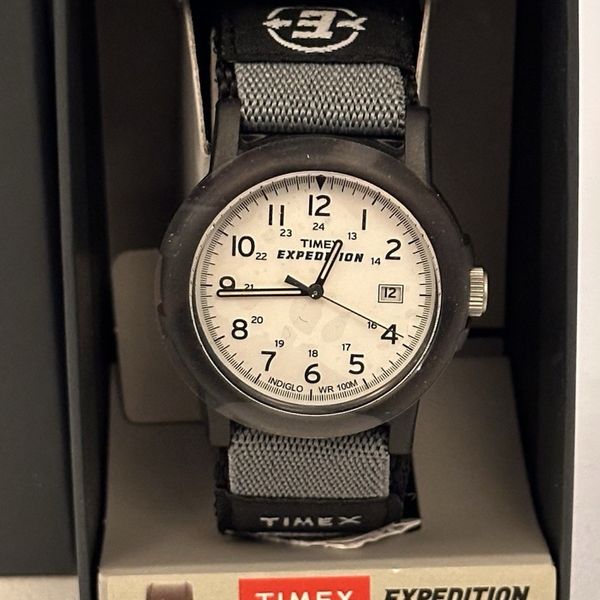 Timex Expedition Menâ s â Indiglo, Fast Wrap, 100M WR |New in Box ...