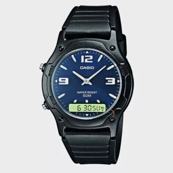 Casio Analog Digital Dual Time Watch AW49HE-2A | Reliable Everyday ...