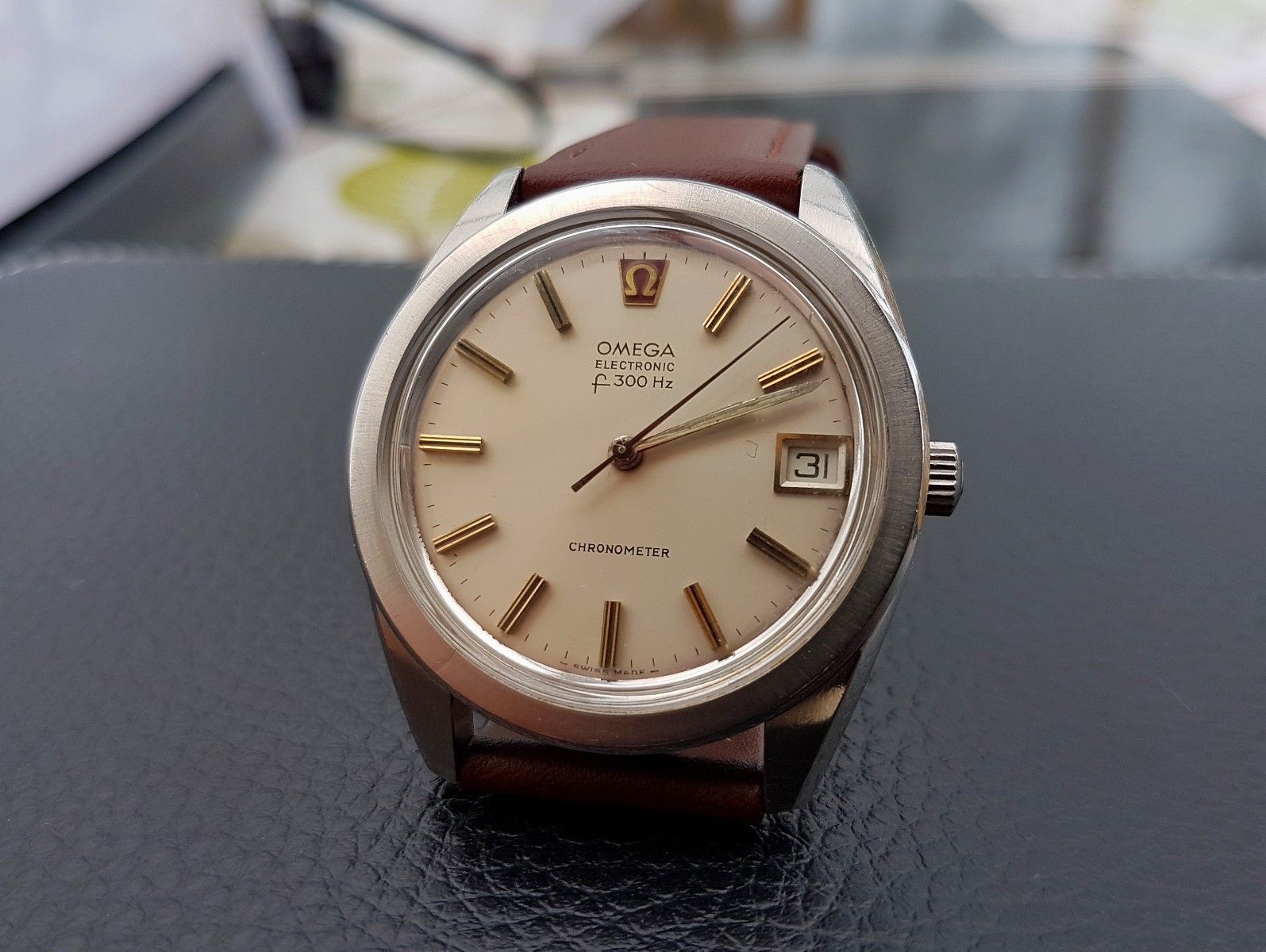 Vintage Omega f300 hz Electronic Chronometer 198.001 | WatchCharts