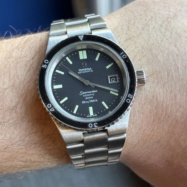 Omega Seamaster Cosmic 2000 Diver 166.137 Automatic Menâ s Watch 40mm ...