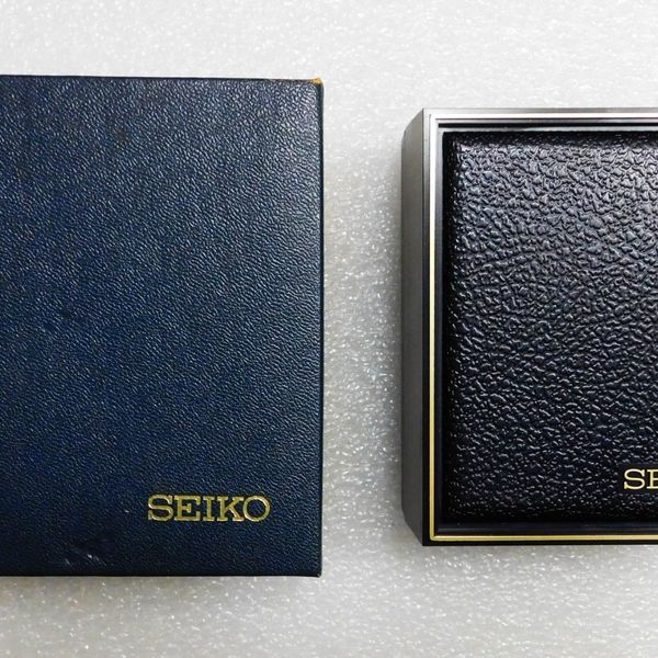 1980's VINTAGE SEIKO 4004 QUARTZ GOLD DIAL WATCH WITH CASE & CARTON ...