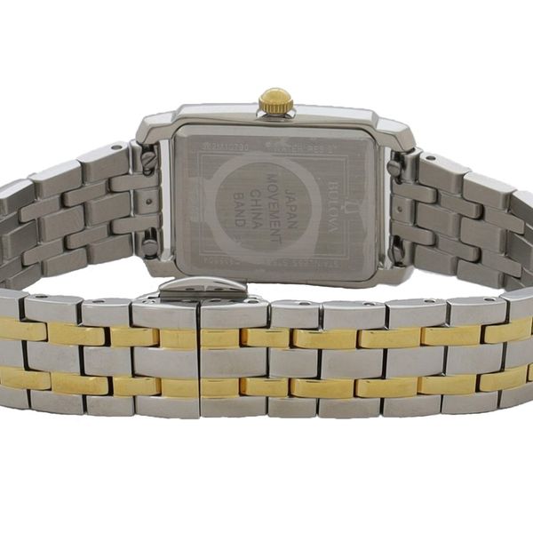 Bulova Sutton Two-Tone Stainless Steel Women's Quartz Watch 98L308 ...